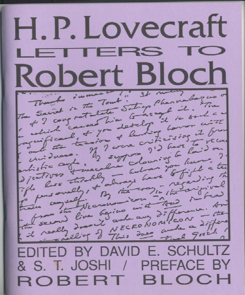 LETTERS TO ROBERT BLOCH.