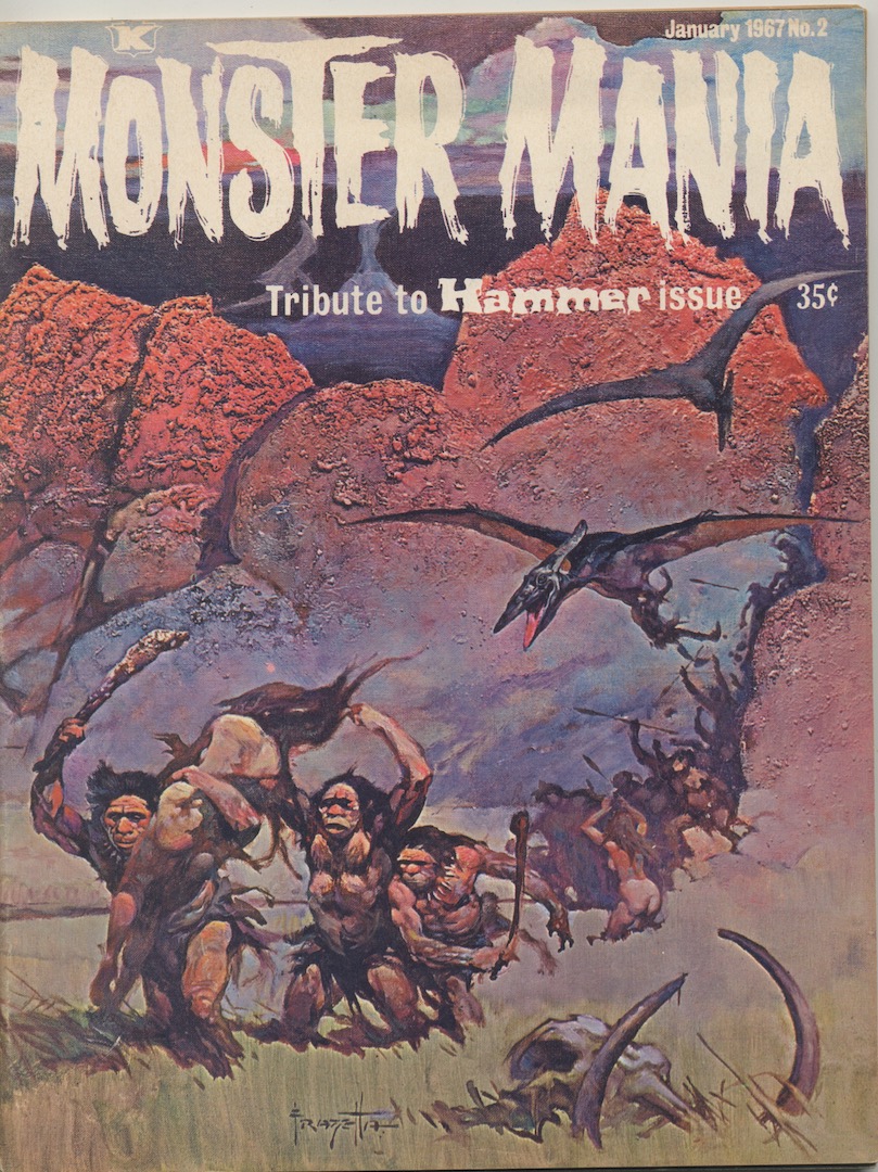 MONSTER MANIA. No. 2. January, 1967. Tribute to Hammer Issue. Frank ...